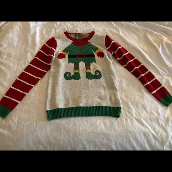 Ugly Christmas Sweater | Sweaters | Ugly Christmas Sweater Elf Size ...